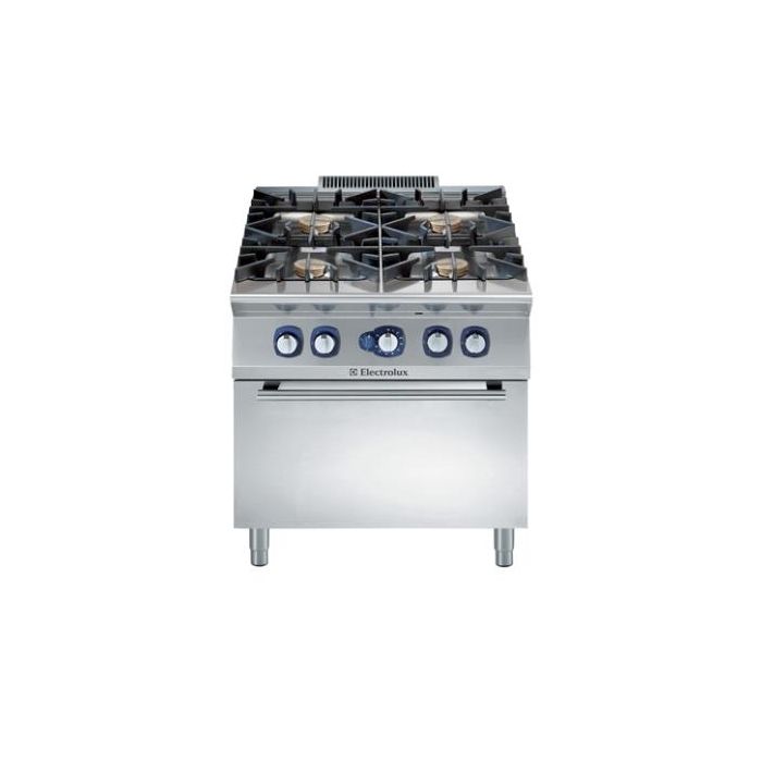 Electrolux 391006 900XP 4 Burner Gas Commercial Range 10 kW on Gas Oven ...