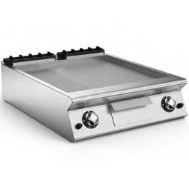Mareno NFT98GM Gas Fry-Top With Sloping Hotplate 2/3 Smooth 1/3 Grooved ...