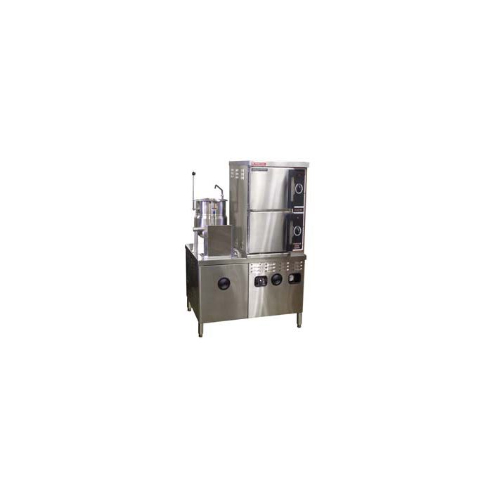 Market Forge ST-10M42MT12E 10 pan steamer on 42" wide electric boiler ...