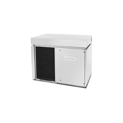 Brema Ice maker producing sub-cooled flat ice flakes. Model Brema ...