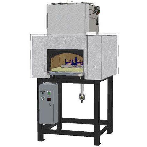 Beech stone hearth rectangular pizza oven REC0850 for UK and export.