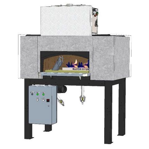 Beech stone hearth rectangular single door pizza oven REC1250 for UK ...